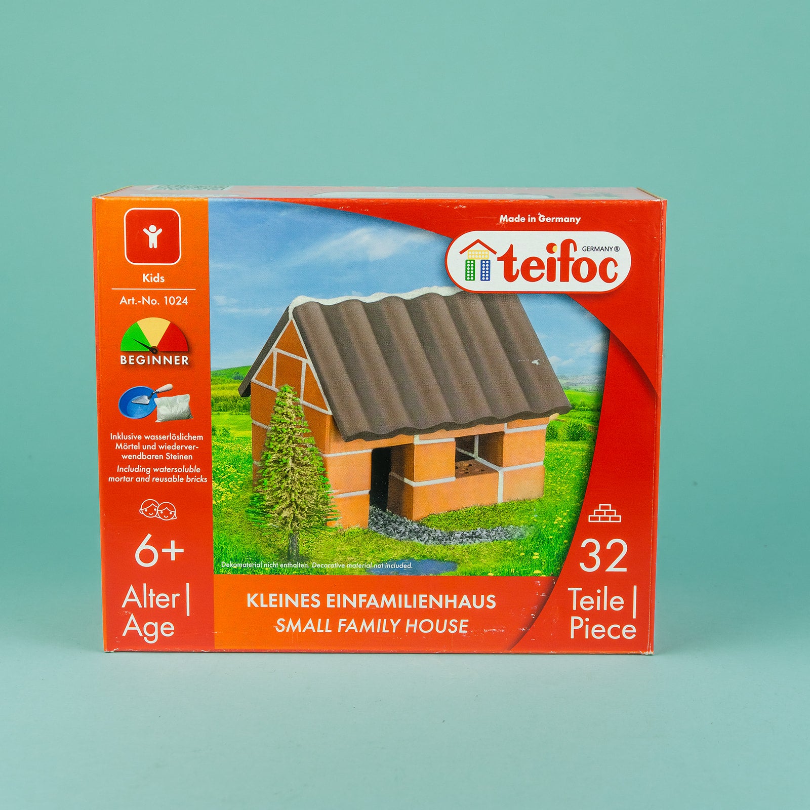 Teifoc Brick and Mortar Construction Kit Small Family House – Vermilion ...